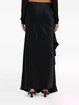 Christopher Esber Draped Ruffle Long Skirt