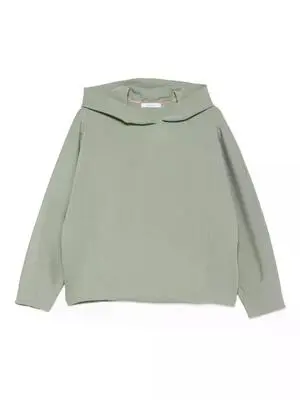 Max Mara Paneled Long-sleeve Hoodie