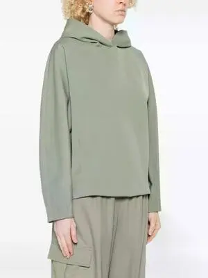 Max Mara Paneled Long-sleeve Hoodie