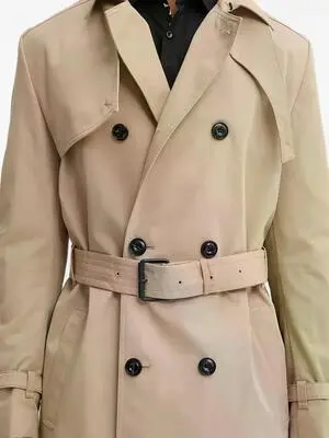 Hugo Double-breasted Belted Trench Coat