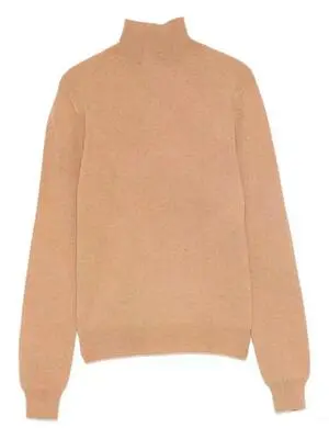 Alberta Ferretti Pearl-embellished Turtleneck Sweater