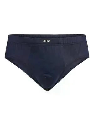 Zegna Cotton Briefs - Blue