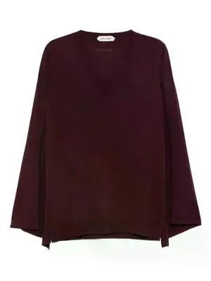 Alberta Ferretti V-neck Virgin Wool Sweater
