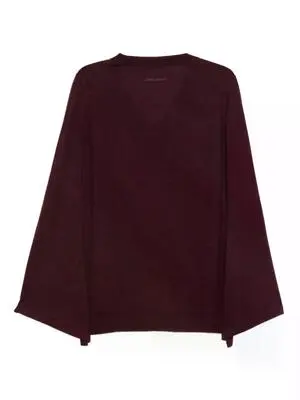 Alberta Ferretti V-neck Virgin Wool Sweater