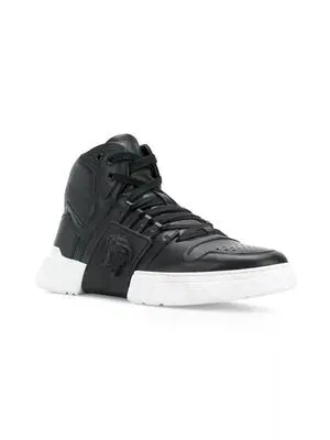 Versace Medusa Hi-top Sneakers - Black