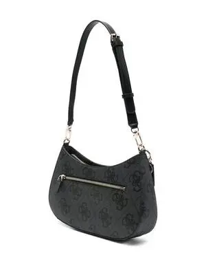 Guess Logo-plaque Curved Shoulder Bag