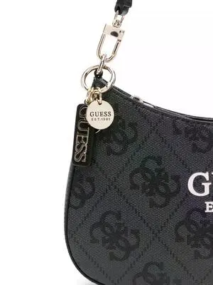 Guess Logo-plaque Curved Shoulder Bag