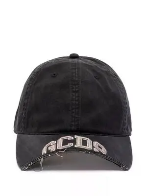 Gcds Logo-embroidered Baseball Cap - Black
