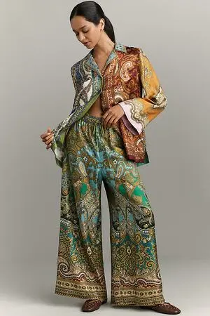 ALEMAIS Clemenza Silk Pants