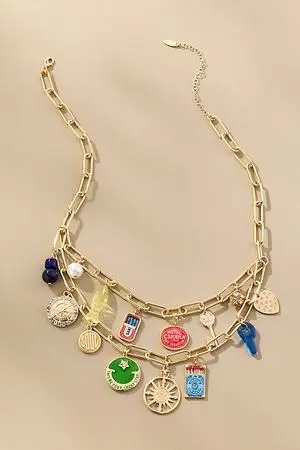 Maeve Statement Charm Necklace