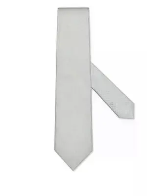 Zegna Textured Neck Tie - Grey