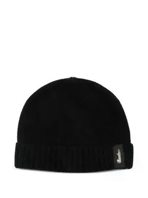 Borsalino Cashmere Beanie - Black