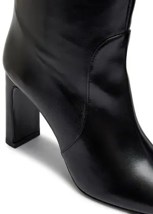 STUART WEITZMAN Babette Tubo 85 Leather Knee-high Boots - Black
