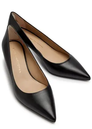 STUART WEITZMAN Power 50 Leather Pumps