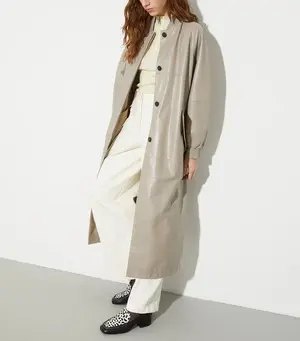 Max & Co. Leather Trench Coat