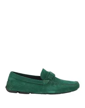 Giorgio Armani Leather Loafers - Green