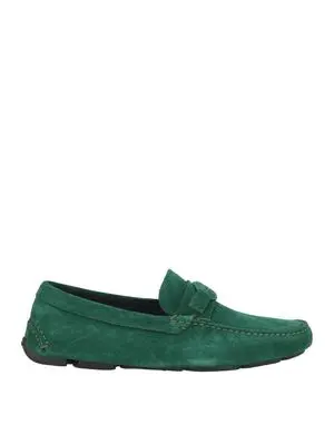 Giorgio Armani Leather Loafers - Green