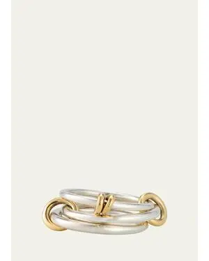 SPINELLI KILCOLLIN Raneth Sg Gris Three-link Ring - Whtslv