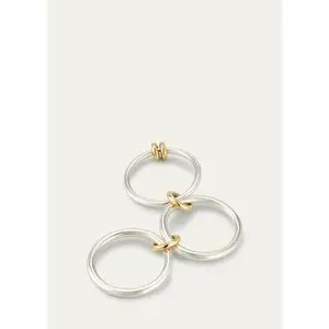 SPINELLI KILCOLLIN Raneth Sg Gris Three-link Ring - Whtslv