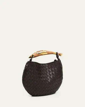 Bottega Veneta Small Intrecciato Leather Top-handle Bag - Fondant