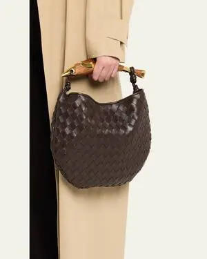 Bottega Veneta Small Intrecciato Leather Top-handle Bag - Fondant
