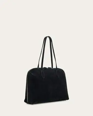 TOTEME Suede Day Tote Bag - Black