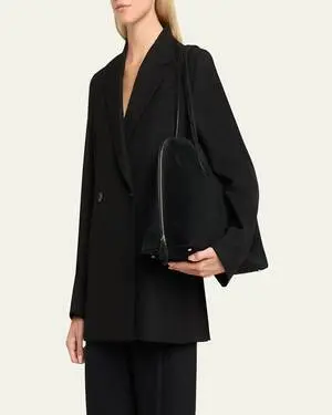 TOTEME Suede Day Tote Bag - Black