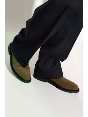 COMMON PROJECTS Waxed Suede Chelsea Boots