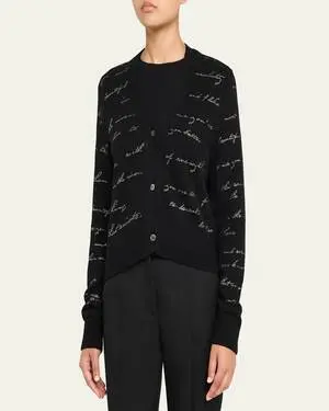 Libertine Body Language Embellished Crop Cardigan