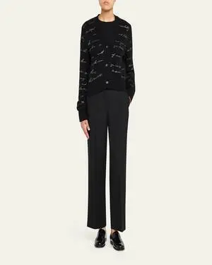Libertine Body Language Embellished Crop Cardigan