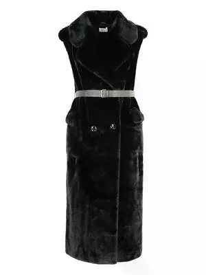 P.a.r.o.s.h Sleeveless Belted Coat