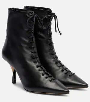 Jacquemus Leather Ankle Boots