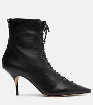 Jacquemus Leather Ankle Boots