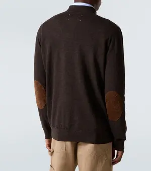 MAISON MARGIELA Wool Polo Sweater - Brown