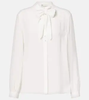 Tory Burch Tie Detailed Blouses