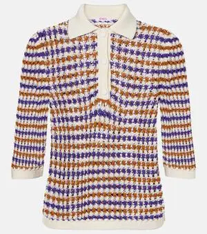 ERES Comeback Open-knit Polo Shirt - Multicoloured