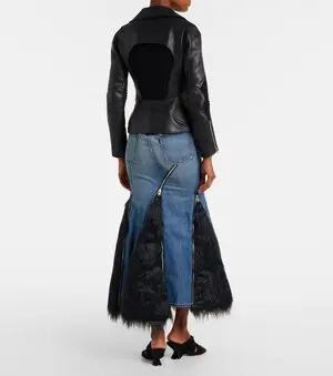 Junya Watanabe Belted Biker Jacket