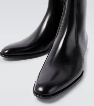 Saint Laurent Roman Leather Ankle Boots