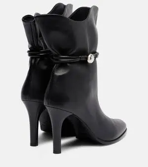 Isabel Marant Lolya 90 Leather Ankle Boots