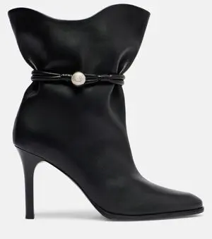 Isabel Marant Lolya 90 Leather Ankle Boots