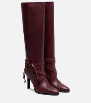 Isabel Marant Analui 90 Leather Knee-high Boots