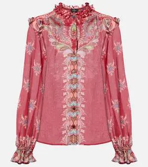 Etro Frill Blouses