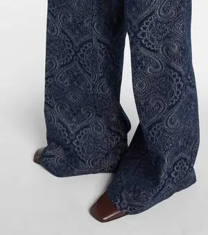 Etro Pegaso High-rise Flared Jeans