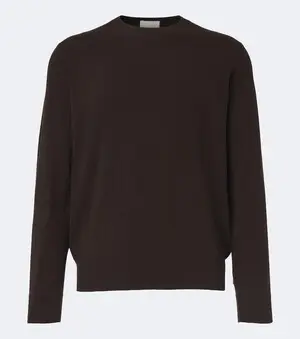 ALLUDE Wool And Cashmere Sweater - Brown