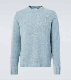 Allude Drop Shoulder Knitwear For Men