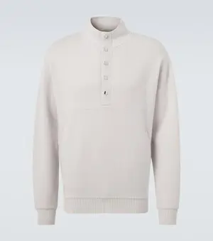 ALLUDE Wool And Cashmere Turtleneck Sweater - Grey