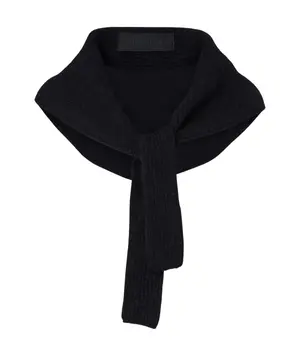 Jacquemus Gros Grain Scarf - Black