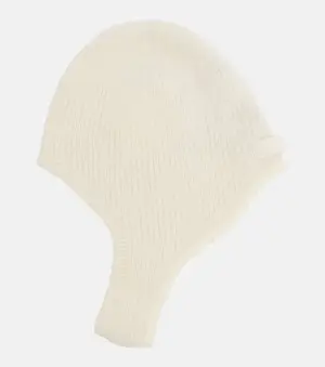 Jacquemus Alpaca-blend Hood - White
