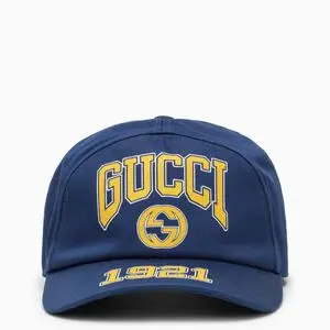 Gucci Baseball Cap With Logo - Blue