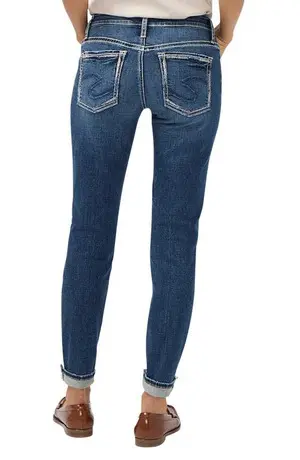 SILVER JEANS CO. Mid-rise Slim Boyfriend Jeans